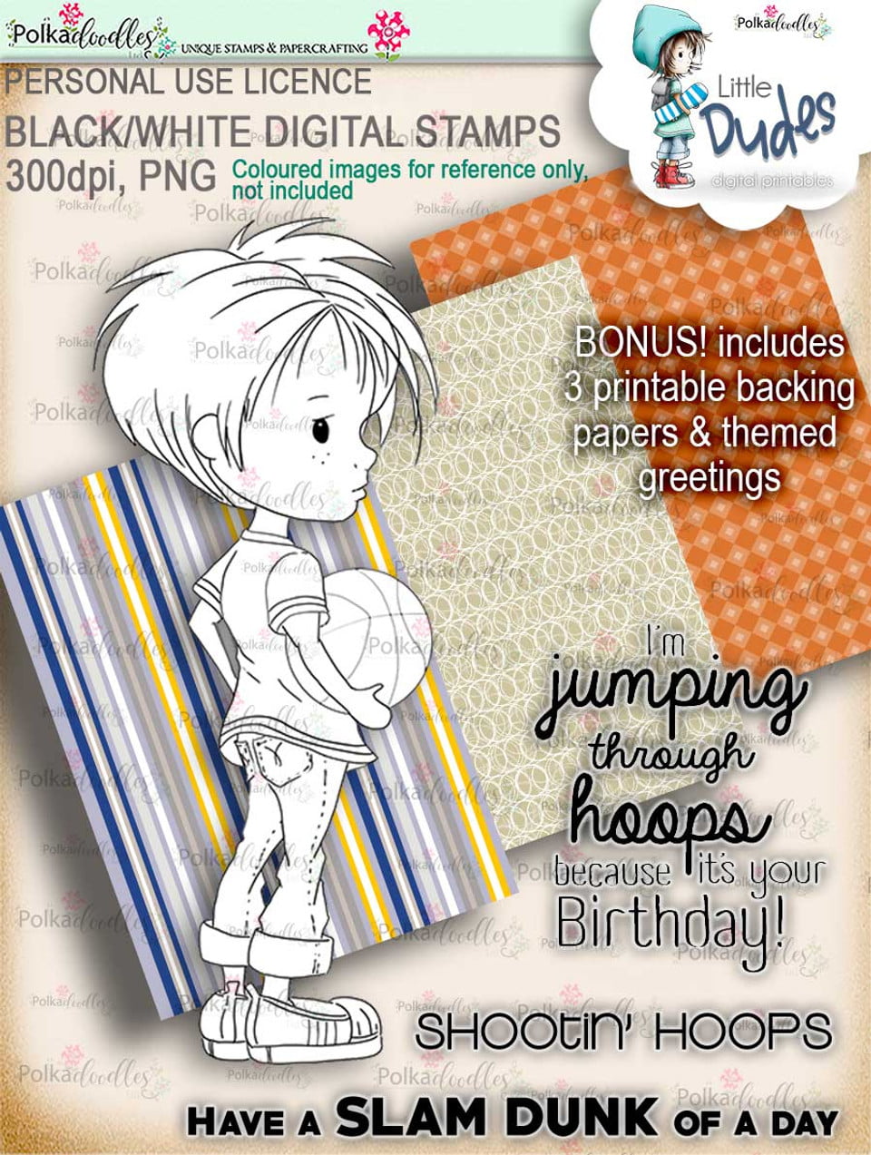 DIY Basketball Card A Crafting Masculine Inspiration