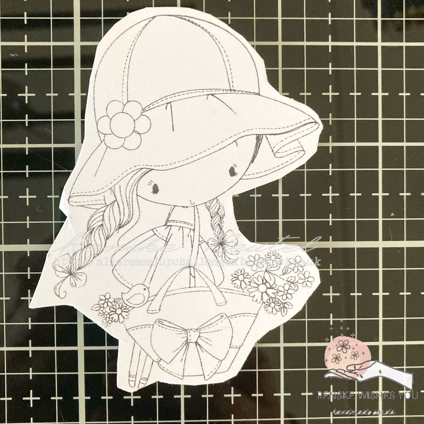 Create A Stunning Flower Girl Card All Dressed Up Stamps